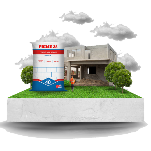 PRIME 28 MORTAR PEREKAT BATA RINGAN - GST Company - Prime 28